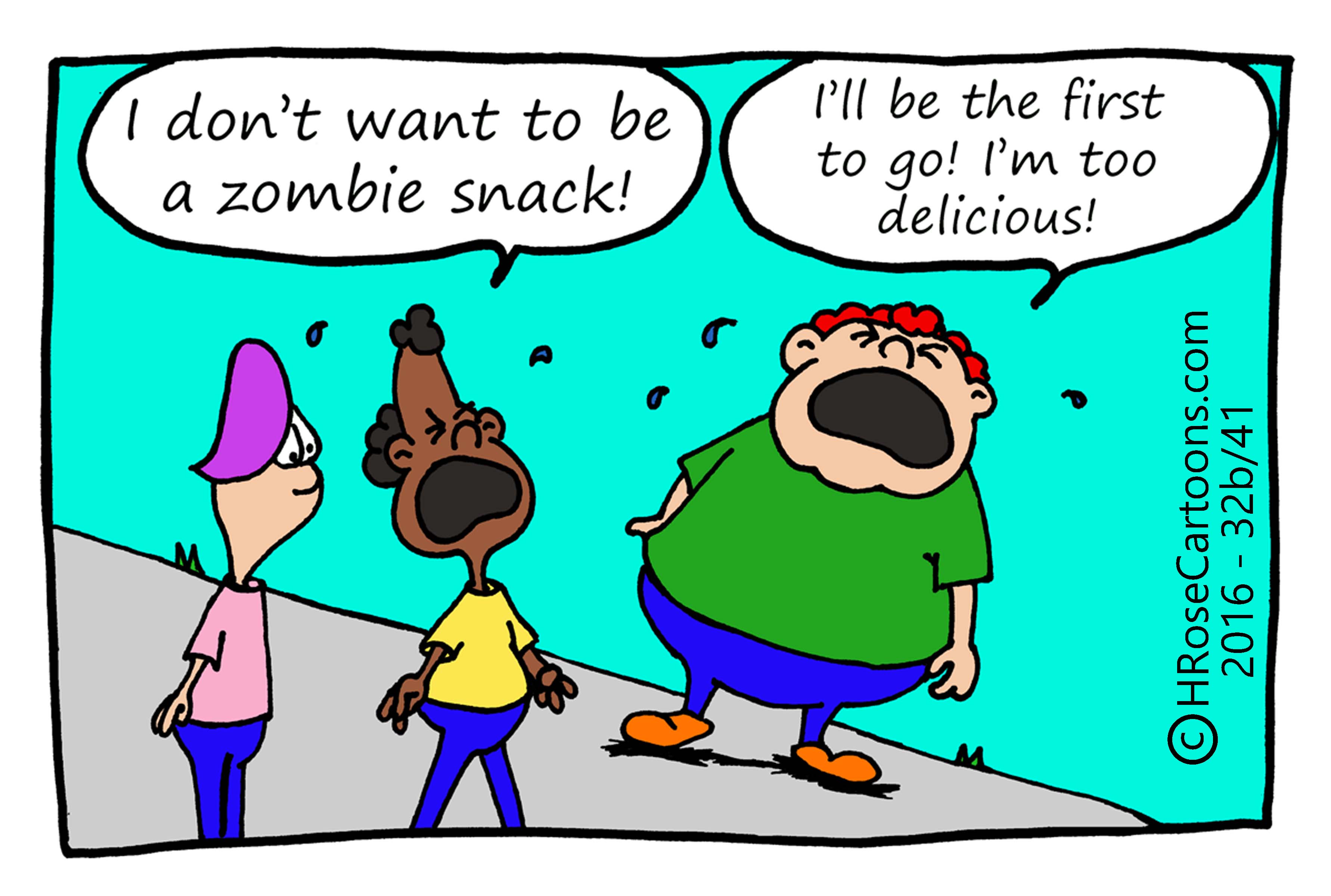 Zombie Snack – H. Rose Cartoons