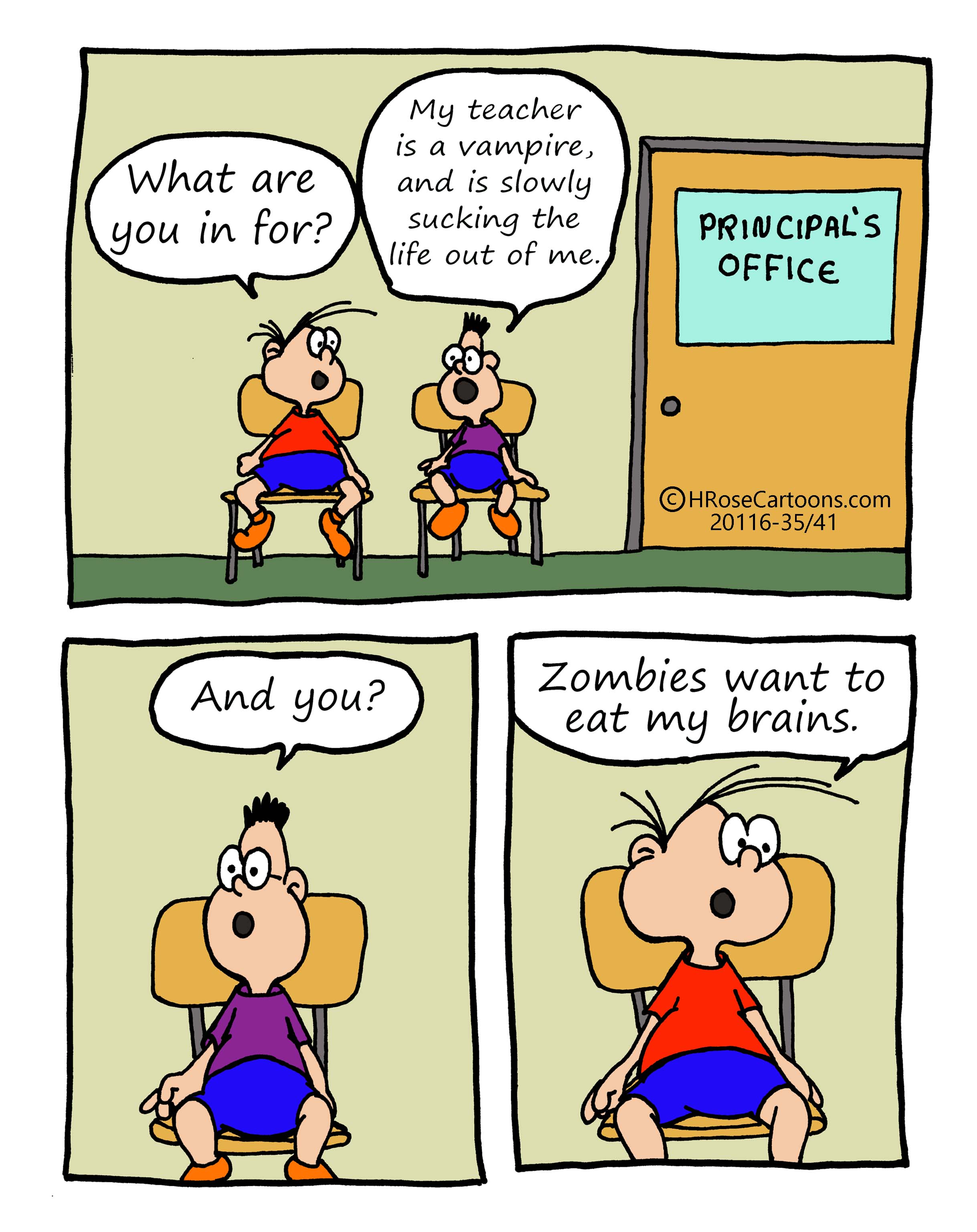 Principal S Office H Rose Cartoons