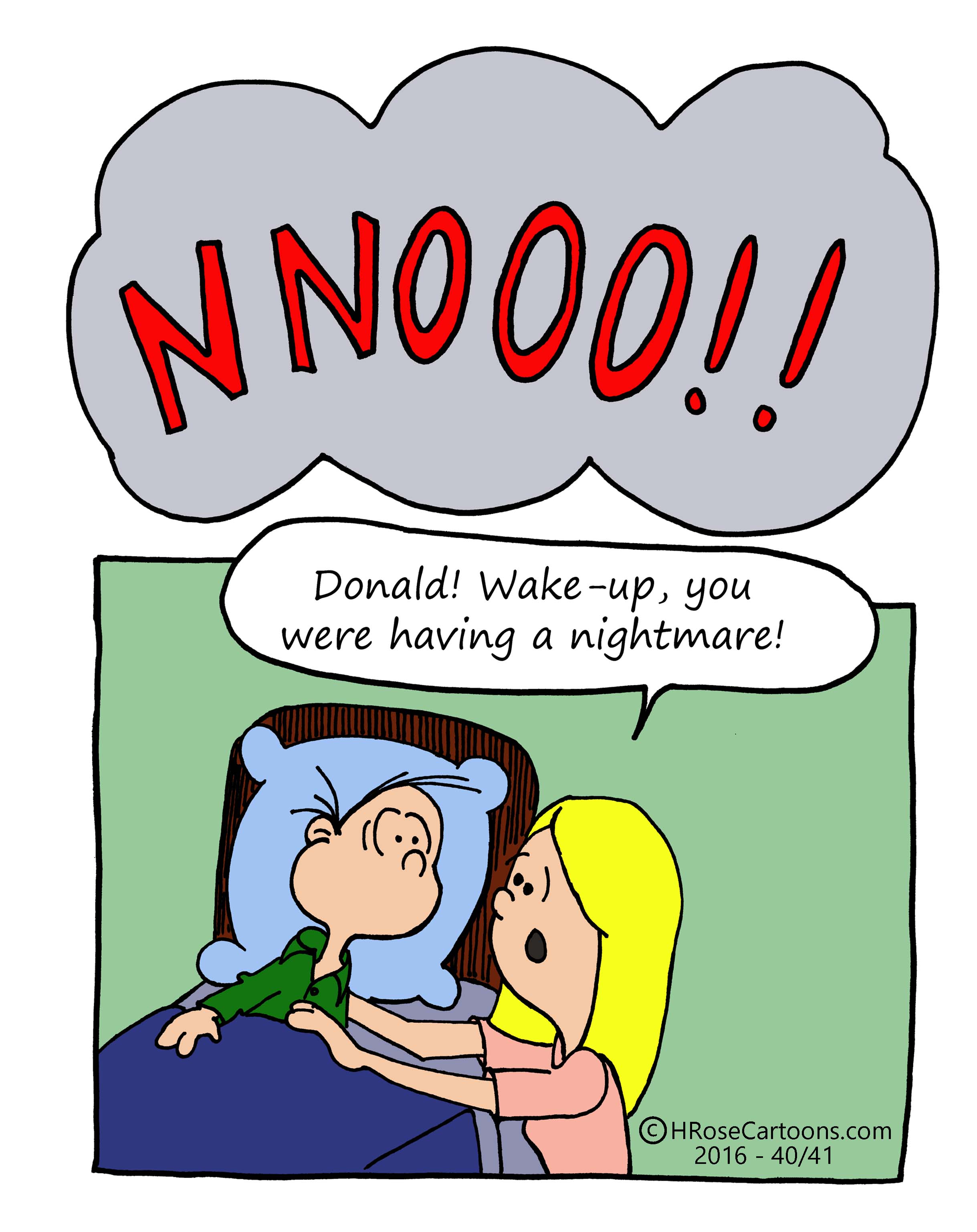 A Nightmare – H. Rose Cartoons